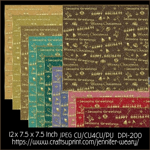 Gold-Christmas Joy Backgrounds - CUP1009695_68705 | Craftsuprint