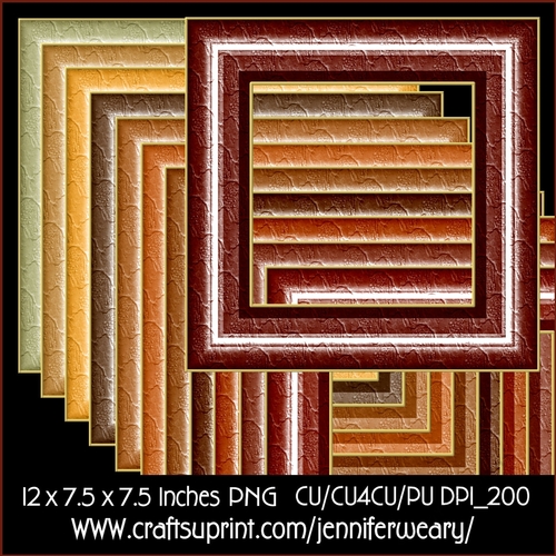 Ripple Frames-Timber - CUP1056868_68705 | Craftsuprint