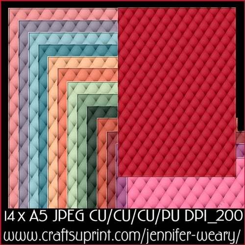 Padded Backgrounds A5-Succulants Bright - CUP1065376_68705 | Craftsuprint