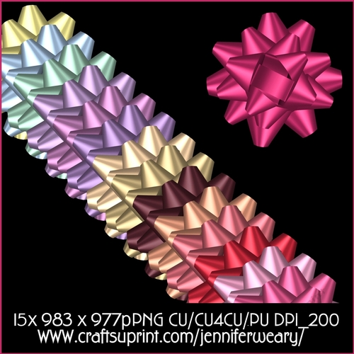 2 Sweet Bows 2 - CUP1090494_68705 | Craftsuprint