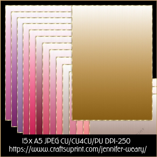 Ombrae Textured A5 backgrounds-Bee Mine - CUP1141402_68705 | Craftsuprint