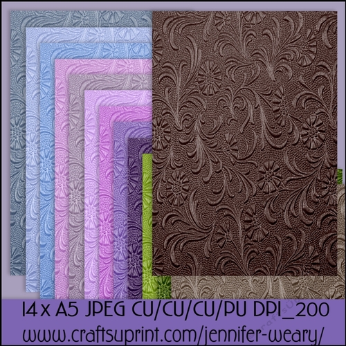 Raised Up A5 Backgrounds-Lavender Fields - CUP1159896_68705 | Craftsuprint