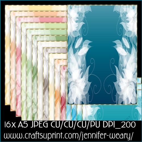 2Ombrae A5 Backgrounds-Lifes Beachy - CUP1175597_68705 | Craftsuprint