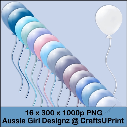 Winter Wonderland Balloons - CUP1192226_68705 | Craftsuprint