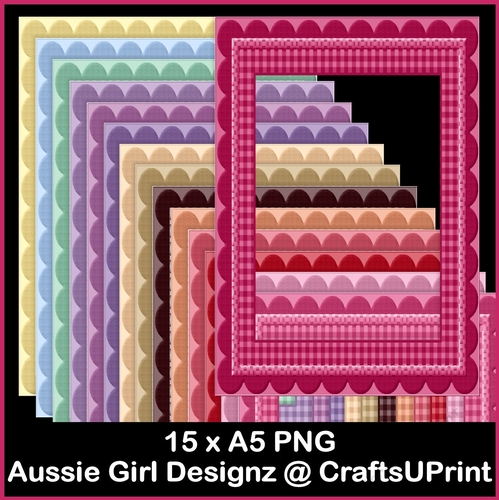 20 Sweet A5 Frames 9 - CUP1214485_68705 | Craftsuprint