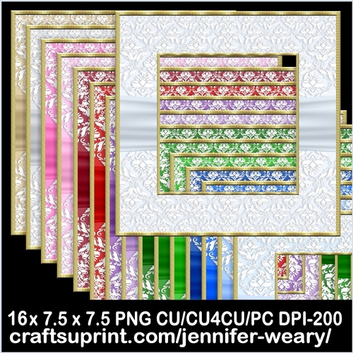 Ribbon Wrap Frames-Christmas Time - CUP1218605_68705 | Craftsuprint