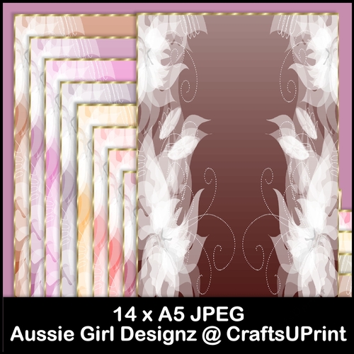 2Ombrae A5 Backgrounds-Cherry Blossom - CUP1249452_68705 | Craftsuprint