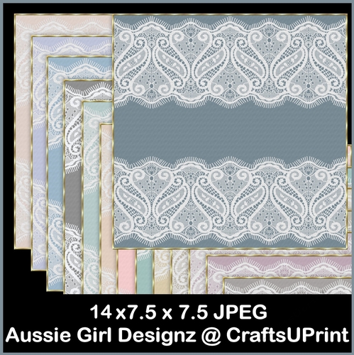 Lace Textured Backgrounds-Neutral - CUP1258177_68705 | Craftsuprint