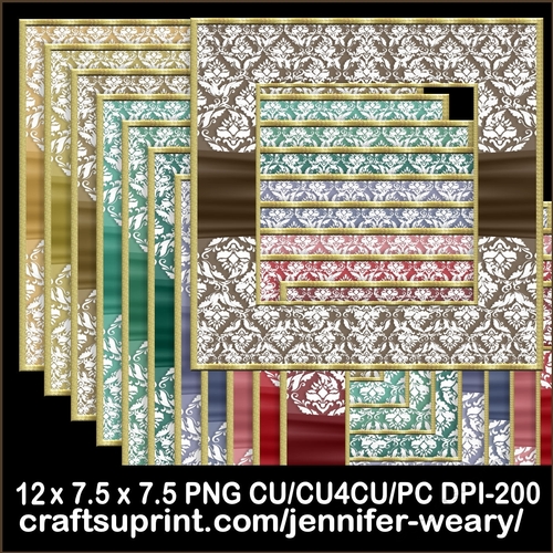 Ribbon Wrap Frames-Christmas Joy - CUP1264583_68705 | Craftsuprint