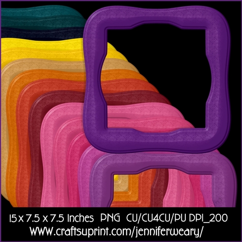 Smooth Bevelled Frames-Exotic - CUP1290359_68705 | Craftsuprint