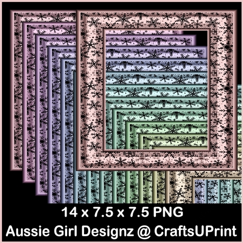 24 Candy Floss Frames 2 - CUP1330465_68705 | Craftsuprint