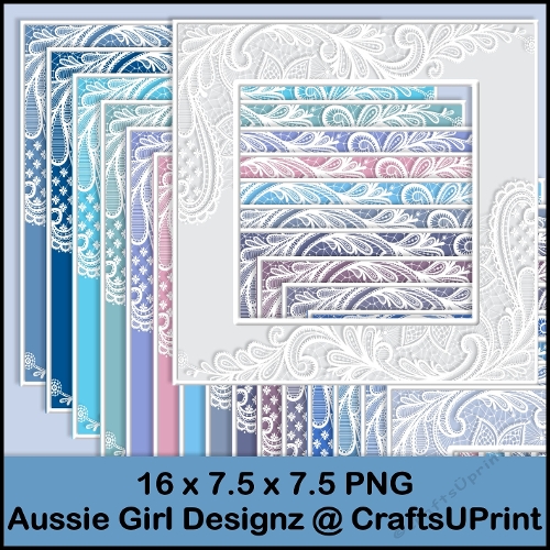 Lace Overlay Frames-Winter Wonderland - CUP1359737_68705 | Craftsuprint