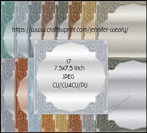 Metal Corner Backgrounds - CUP859881_68705 | Craftsuprint