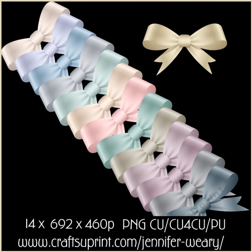 Neutral Bows - CUP877507_68705 | Craftsuprint