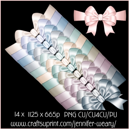 Neutral Bows 2 - CUP877508_68705 | Craftsuprint