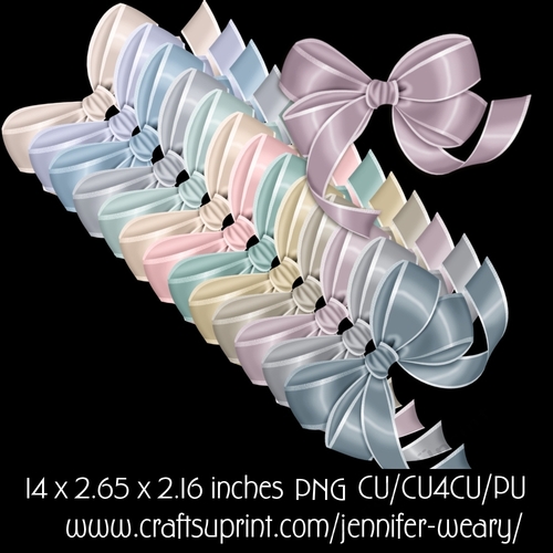 Neutral Bows 5 - CUP884415_68705 | Craftsuprint