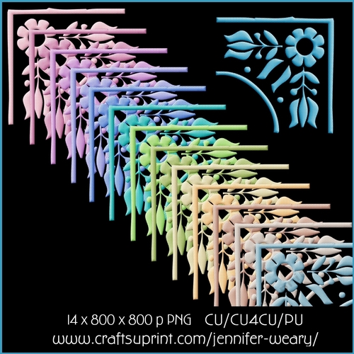 Cute Corners 13 - CUP885790_68705 | Craftsuprint