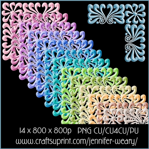 Cute Corners 16 - CUP888122_68705 | Craftsuprint