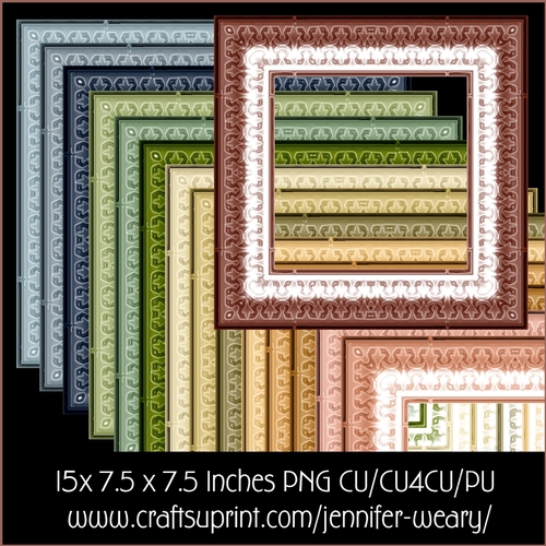 Beige Frames 3 - CUP928182_68705 | Craftsuprint