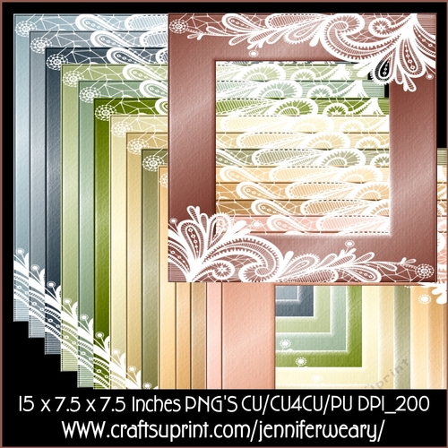 Beige Frames 7 - CUP952405_68705 | Craftsuprint