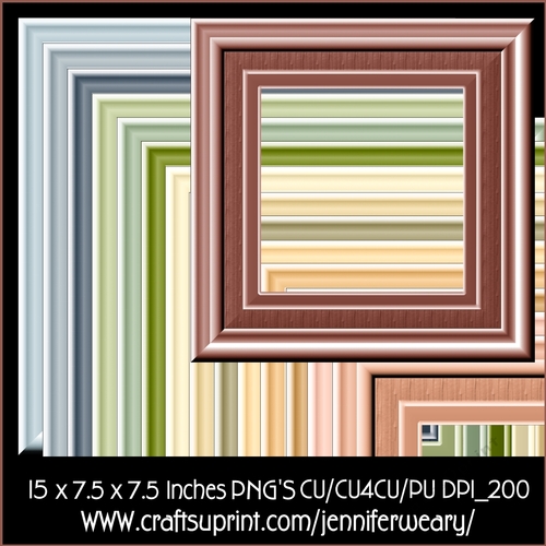 Beige Frames 11 - CUP954531_68705 | Craftsuprint