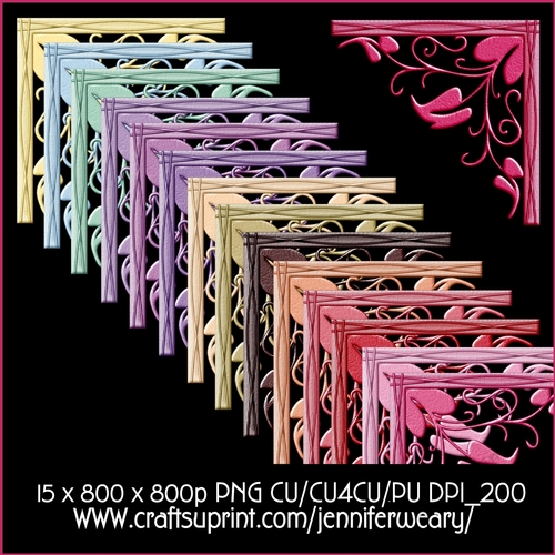 Sweet Corners 9 - CUP958418_68705 | Craftsuprint