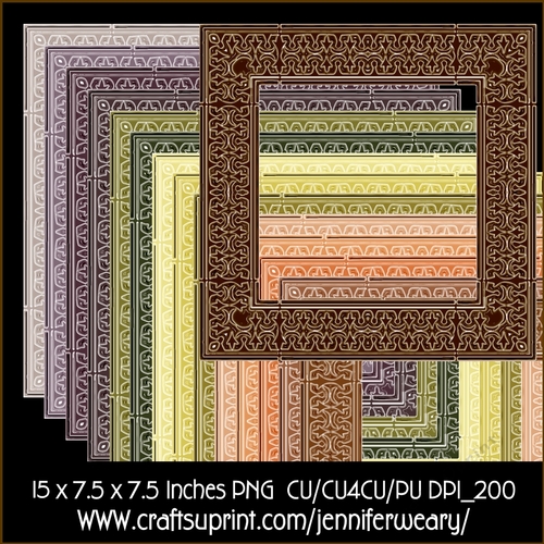 Warm Frames 12 - CUP958693_68705 | Craftsuprint