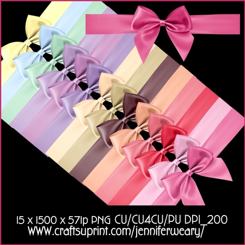 Sweet Bows 5 - CUP959161_68705 | Craftsuprint