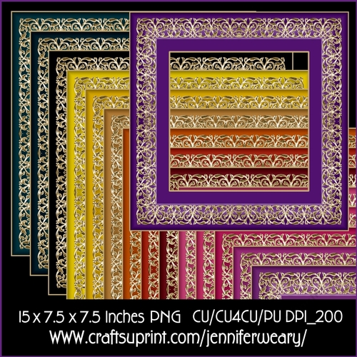 Charming- Exotic Frames - CUP964742_68705 | Craftsuprint