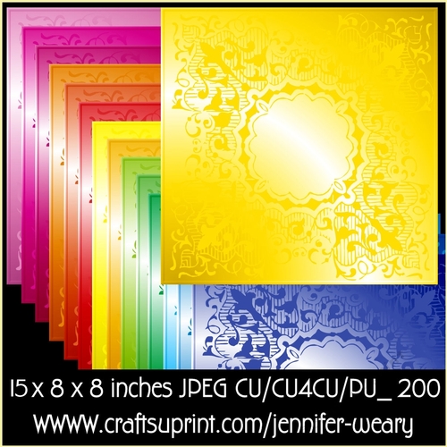 Colorful Backgrounds 8x8 - CUP987847_68705 | Craftsuprint