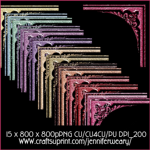 Sweet Corners 12 - CUP997982_68705 | Craftsuprint