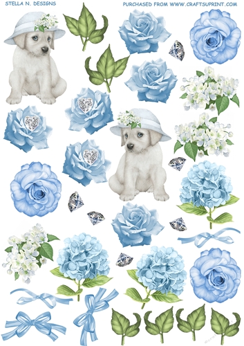 PUPPY BLUES - CUP1038821_102747 | Craftsuprint