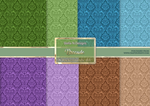 BROCADE A4 BACKGROUND KIT - CUP1076089_102747 | Craftsuprint