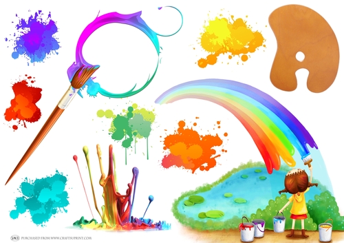 ALL MY COLORS DECOUPAGE - CUP1076499_102747 | Craftsuprint