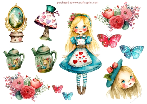 HELLO ALICE - CUP1203344_102747 | Craftsuprint