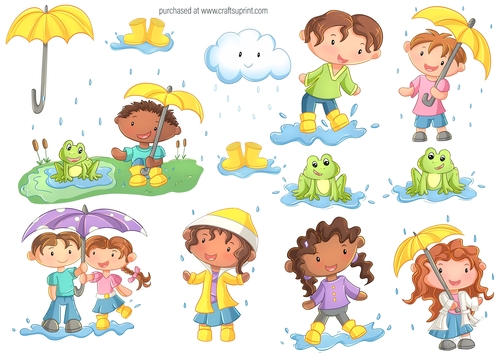 APRIL SHOWERS A4 - CUP1204012_102747 | Craftsuprint