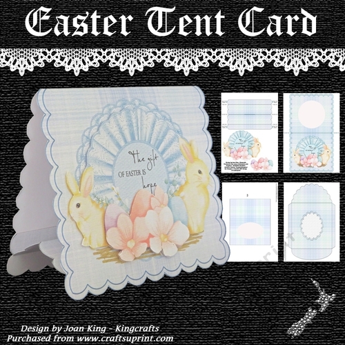 Easter Tent Card - CUP1145282_1716 | Craftsuprint