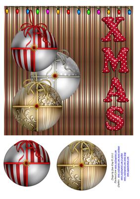 Christmas Baubles - CUP373242_1716 | Craftsuprint