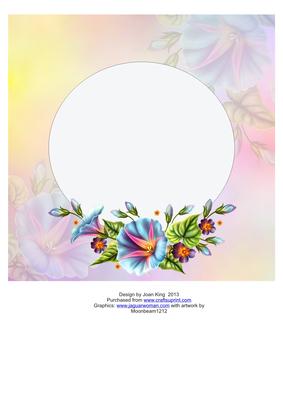 Floral Insert 8 Inch - CUP416051_1716 | Craftsuprint