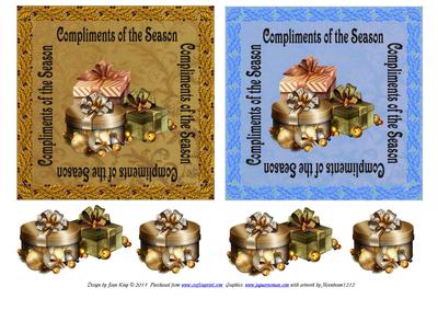 Compliments of the Season - CUP466160_1716 | Craftsuprint
