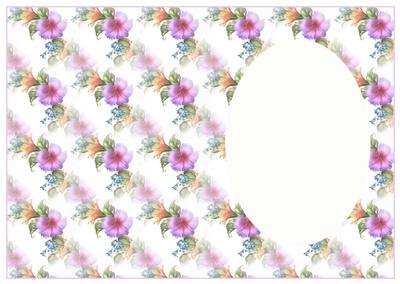 Fashionably Floral Insert - CUP677564_1716 | Craftsuprint