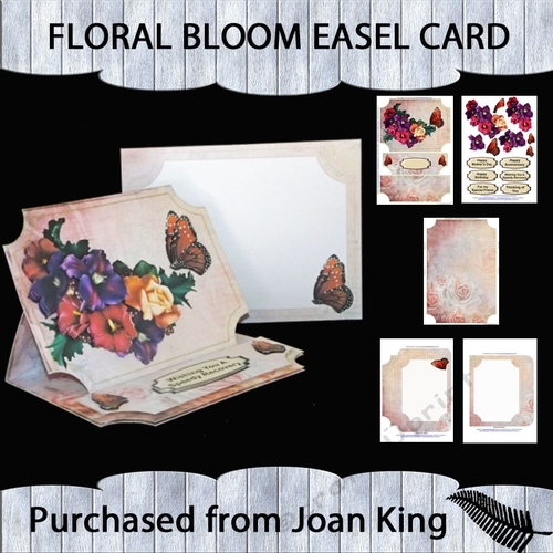 Floral Bloom Easel Card - CUP766630_1716 | Craftsuprint