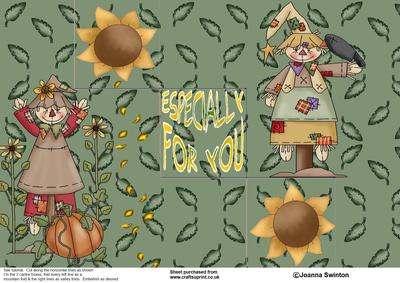 Scarecrows & Sunflowers - CUP103306_470 | Craftsuprint