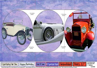 Tri-fold Car Circles - CUP118395_470 | Craftsuprint