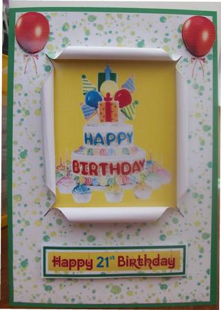 Open Front Birthday Card - CUP195653_470 | Craftsuprint