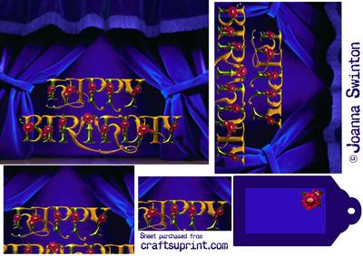 Happy Birthday Theatre - CUP202656_470 | Craftsuprint