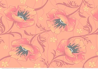 Large Poppy Faded Backing Paper - CUP241678_470 | Craftsuprint