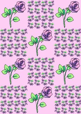 Roses Backing Paper Faded - CUP285364_470 | Craftsuprint