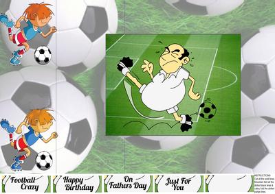 Pop Out Footballer - CUP408195_470 | Craftsuprint
