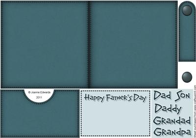 Father's Day Wallet - CUP193098_966 | Craftsuprint
